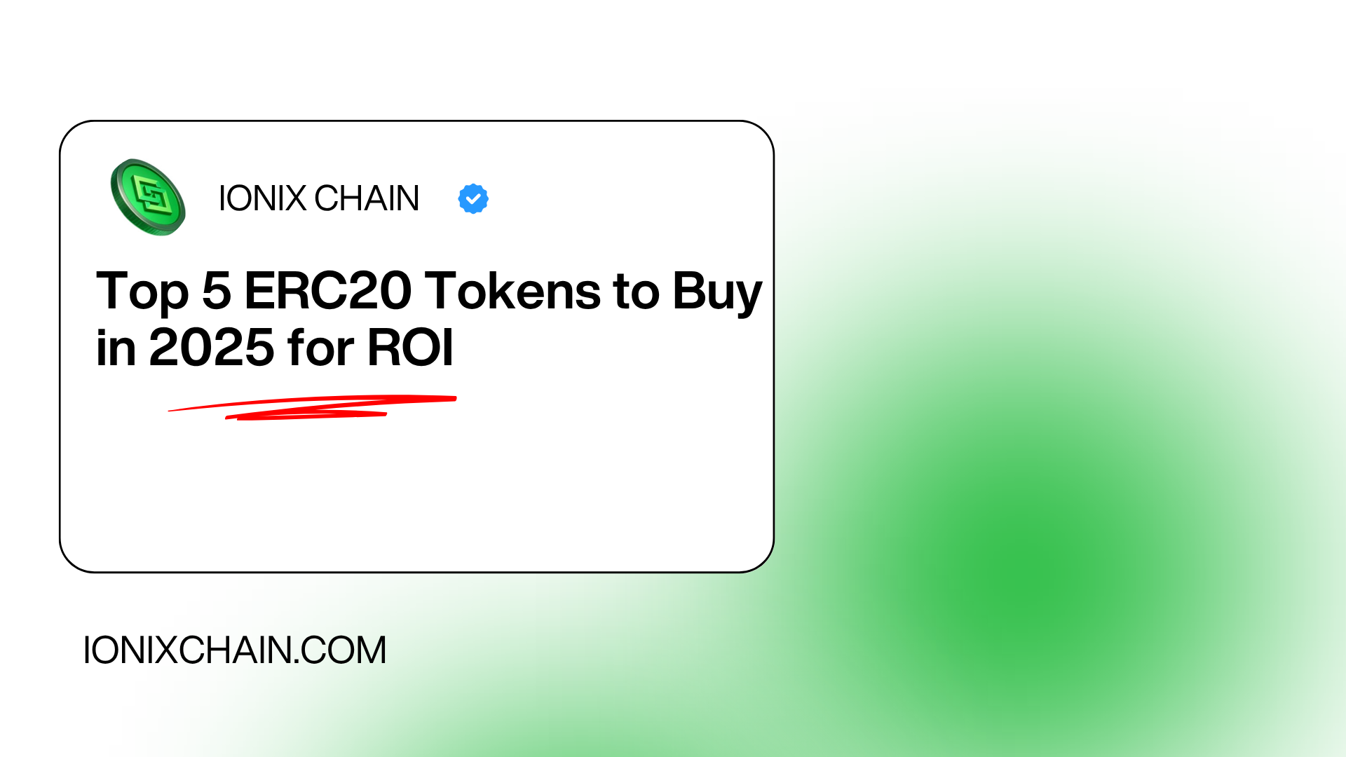 Top 5 ERC20 Tokens to Buy in 2025 for ROI