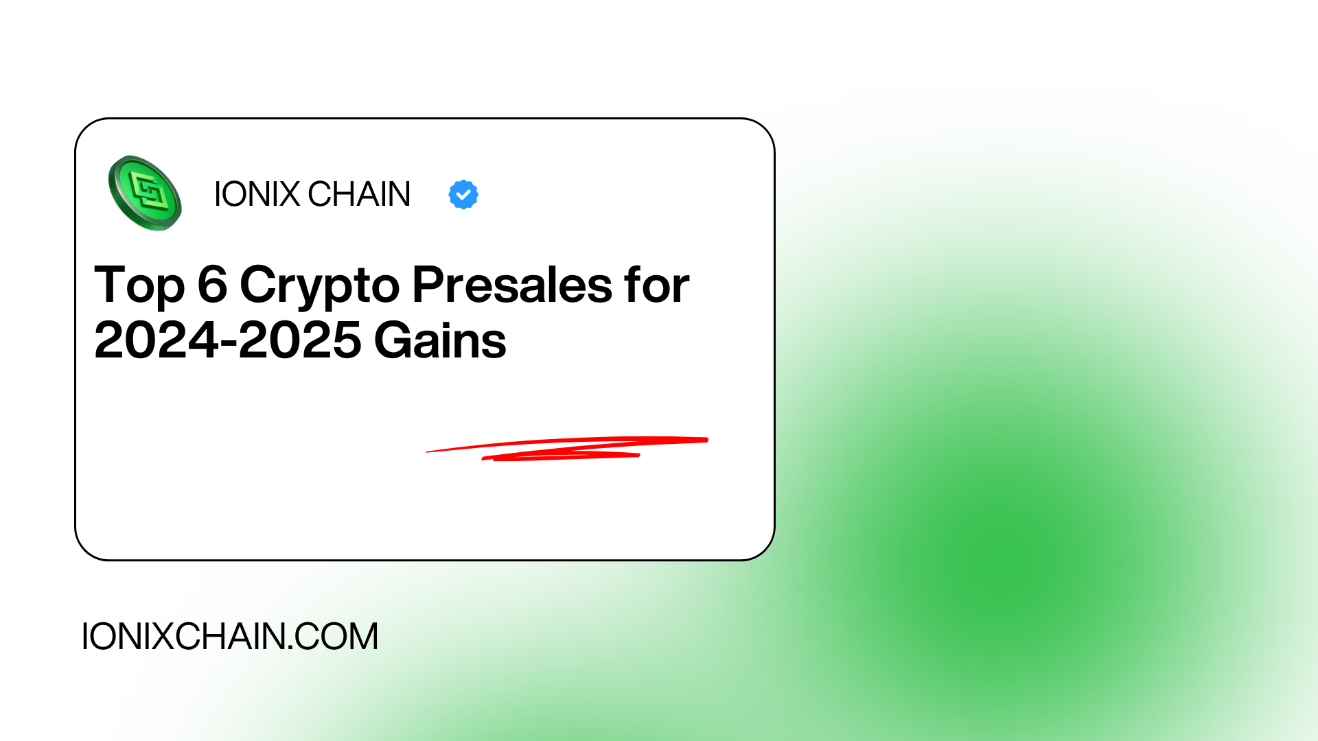 Top 6 Crypto Presales for 2024-2025 Gains